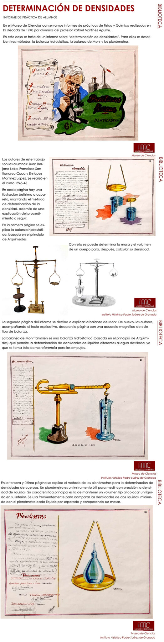 Elemento de la semana del Museo de Ciencias del IES Padre Suárez (255): Informe de práctica ...
